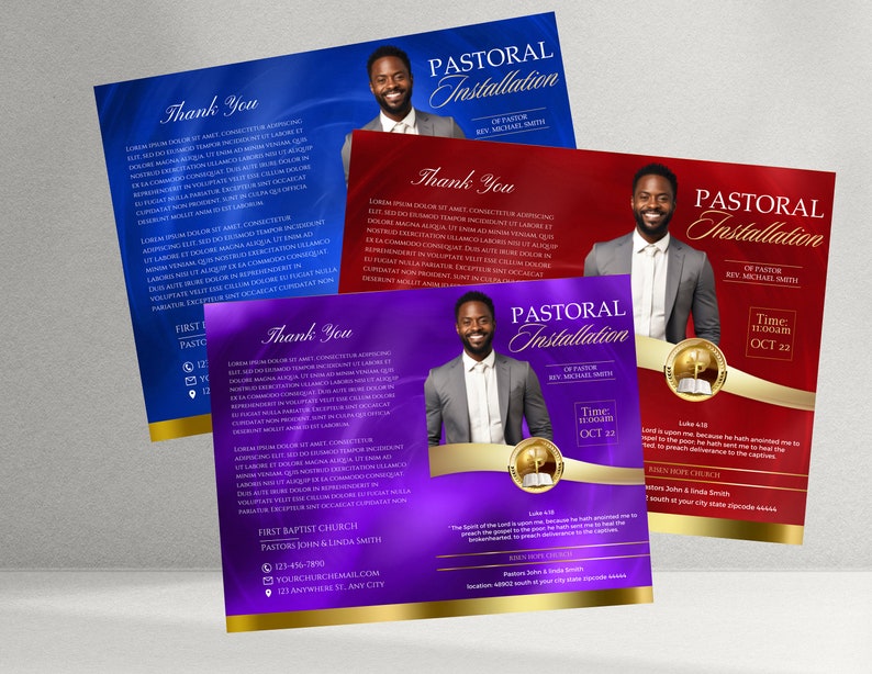 Pastoral Installation Service Brochure, Pastoral Installation Service ...
