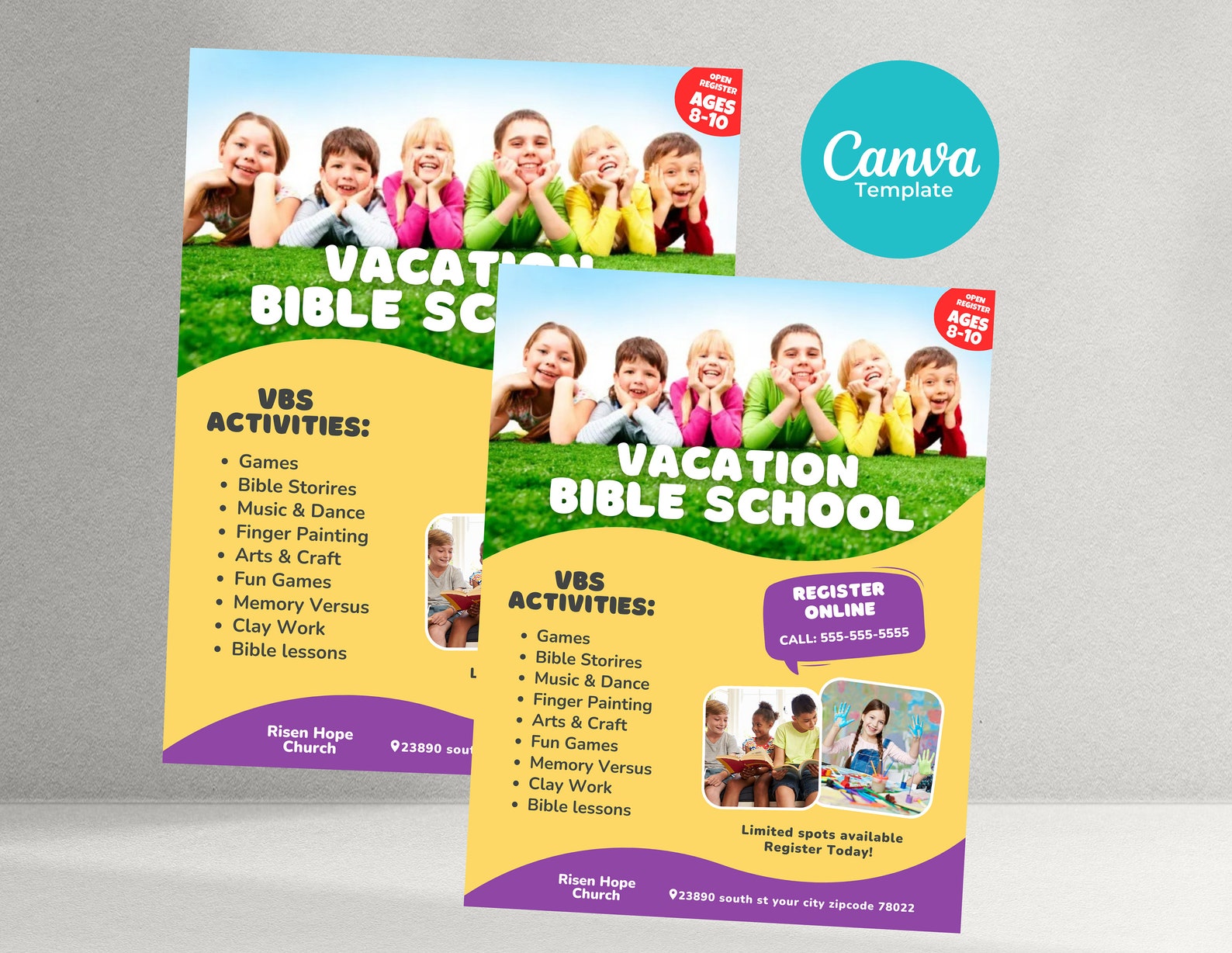 Vacation Bible School Flyer, VBS Flyer, Church Flyer - Etsy