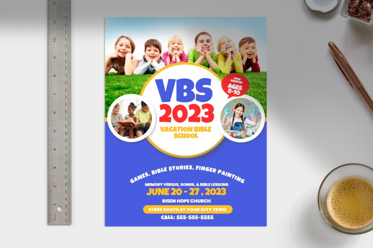 Vacation Bible School Flyer, VBS Flyer, Church Flyer - Etsy