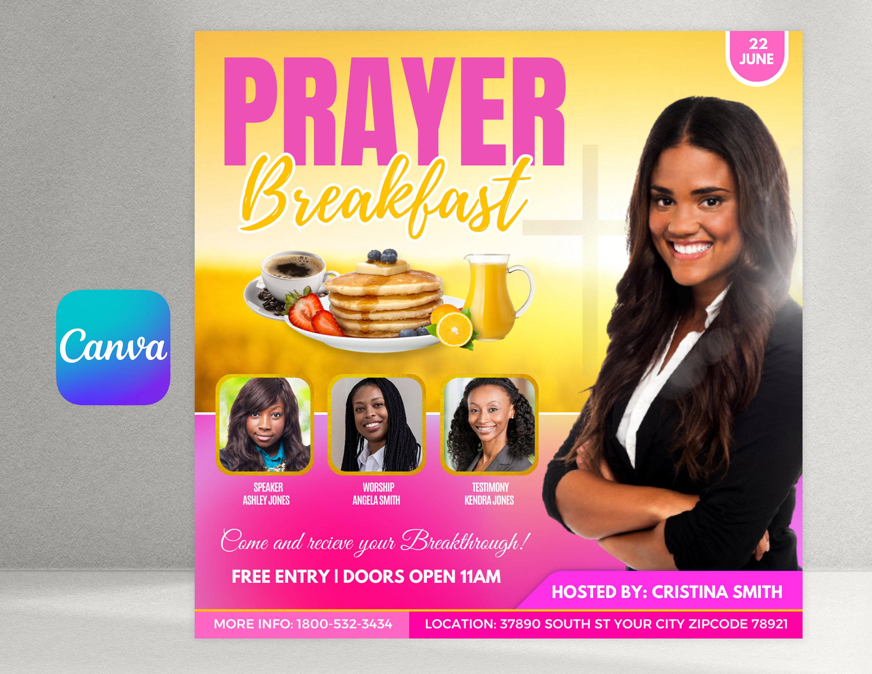 Prayer Breakfast Background