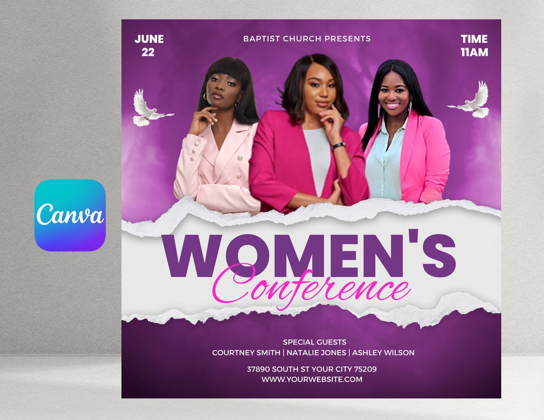 Women's Conference Church Flyer - Etsy