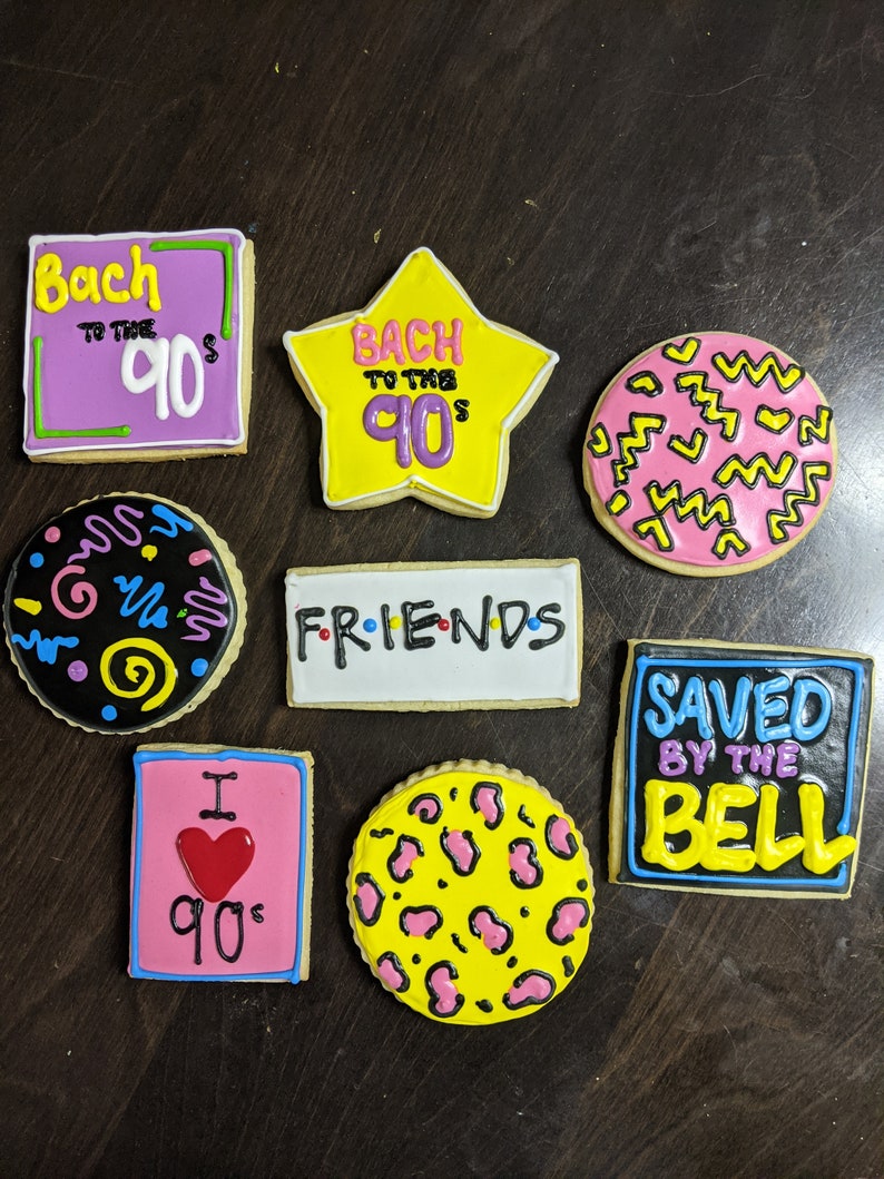 90's Theme Cookie Set - Etsy