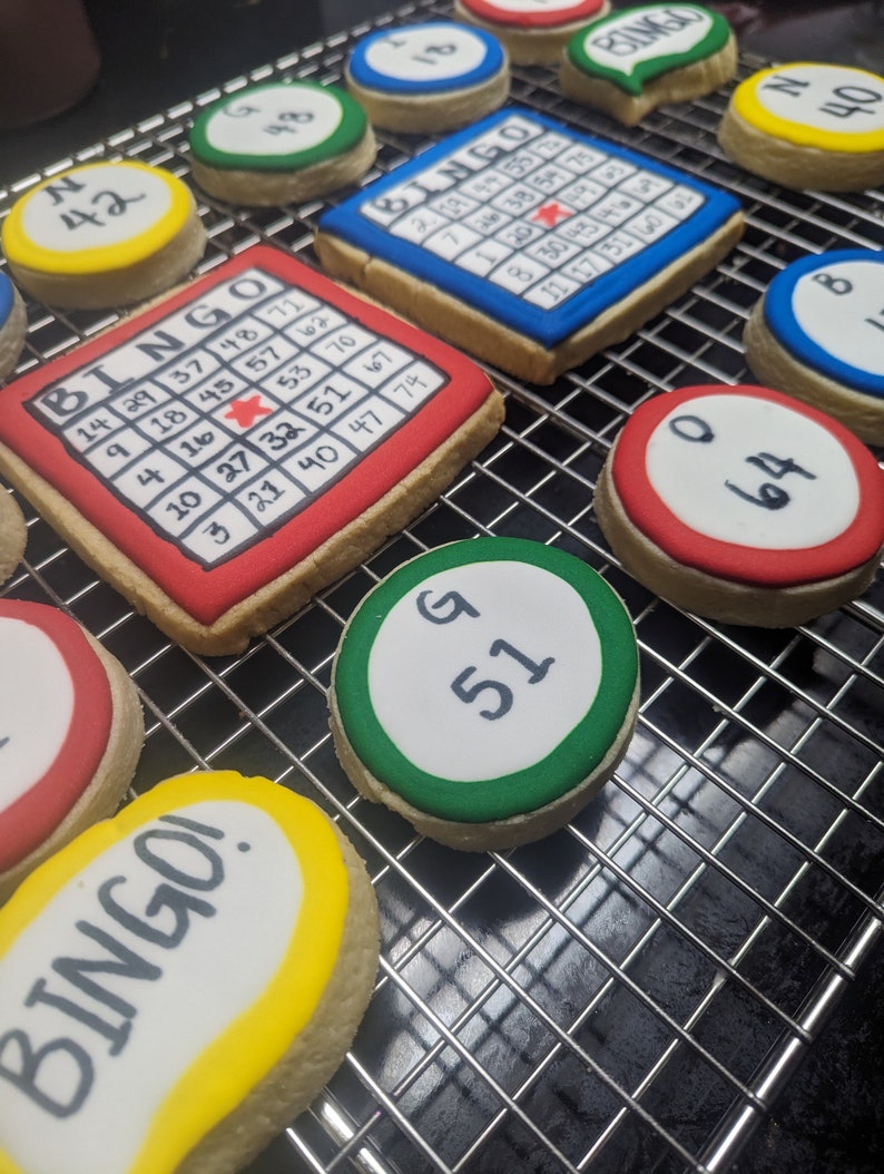 BINGO Cookie Set - Etsy