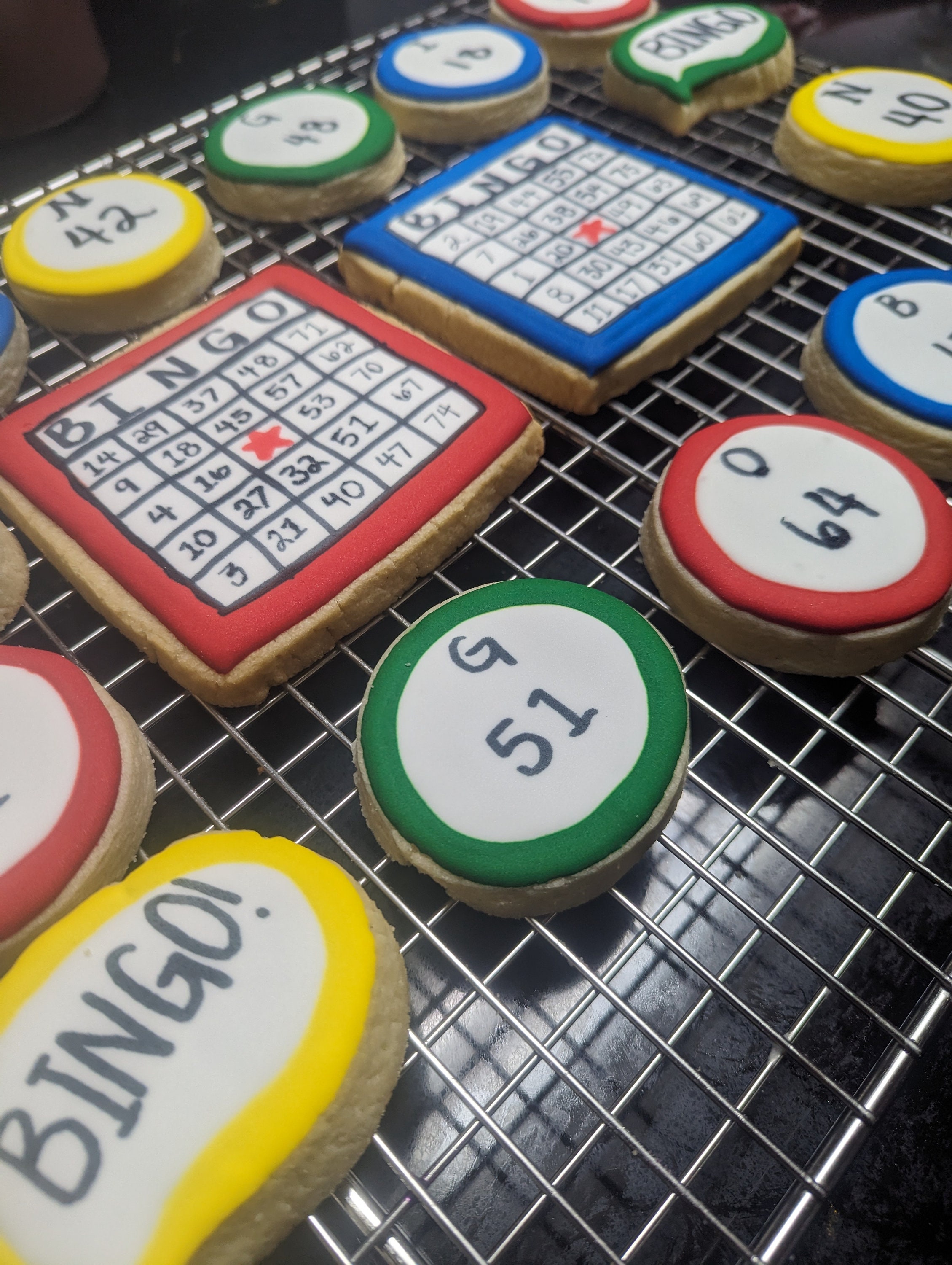 BINGO Cookie Set - Etsy