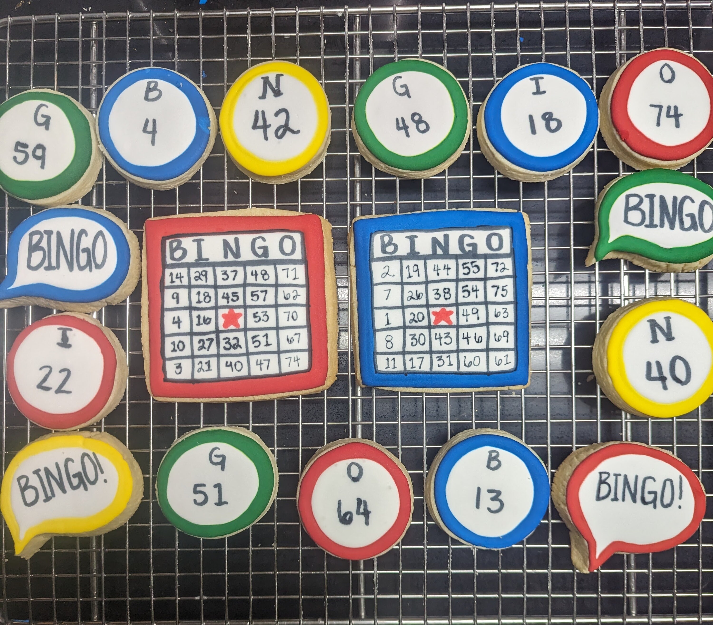 BINGO Cookie Set - Etsy