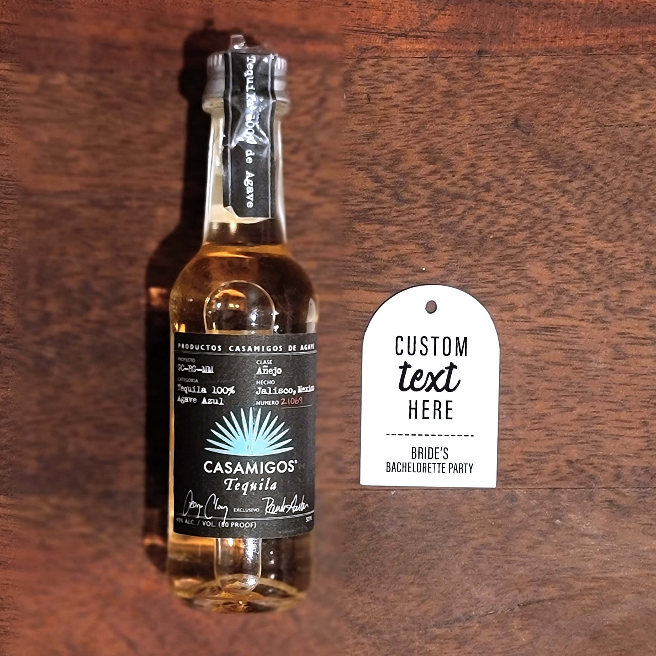 Custom Mini-alcohol Bottle Tags for Bachelorette or Bachelor Parties ...