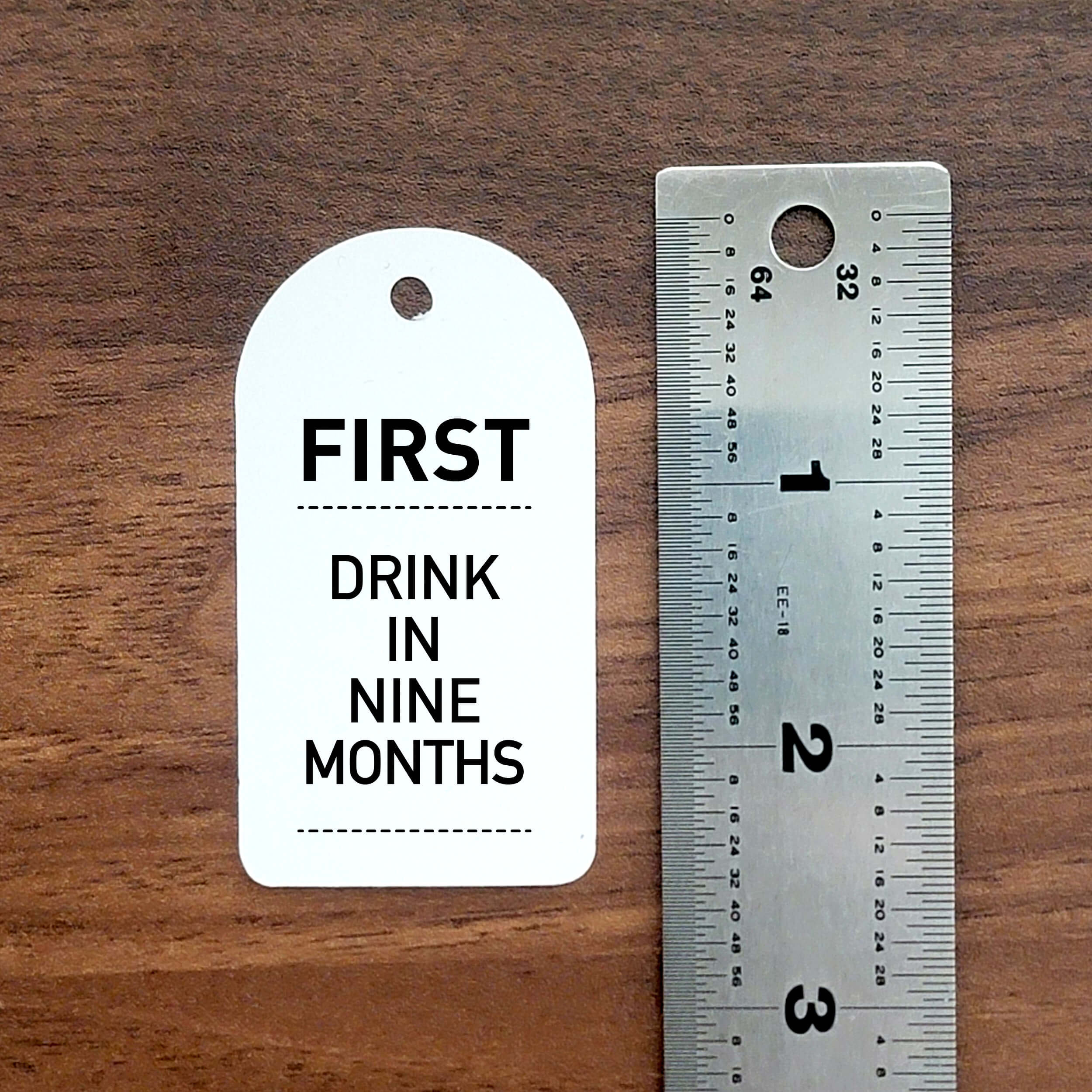 12pc Baby's First Milestones Mini Liquor Bottle Gift Tags - New Parent ...