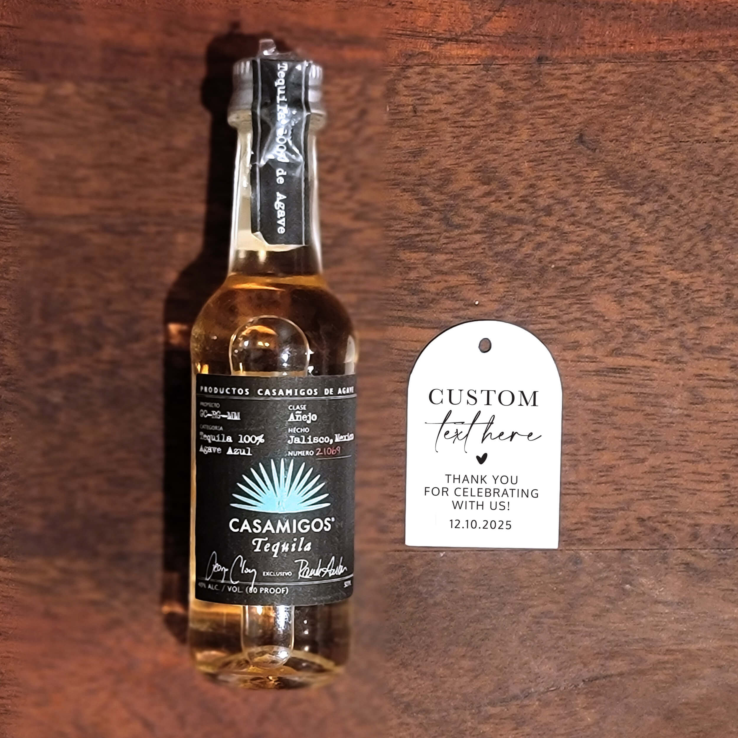 Cursive Custom Mini-alcohol Gift Tags for Bachelorette or Bachelor ...