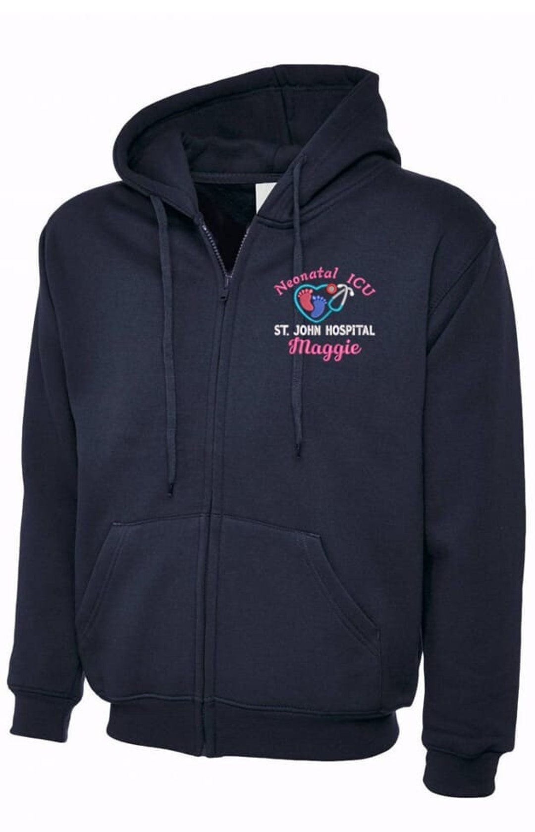Personalised Healthcare Staff Student Unisex Hoodie With Neonatal ...