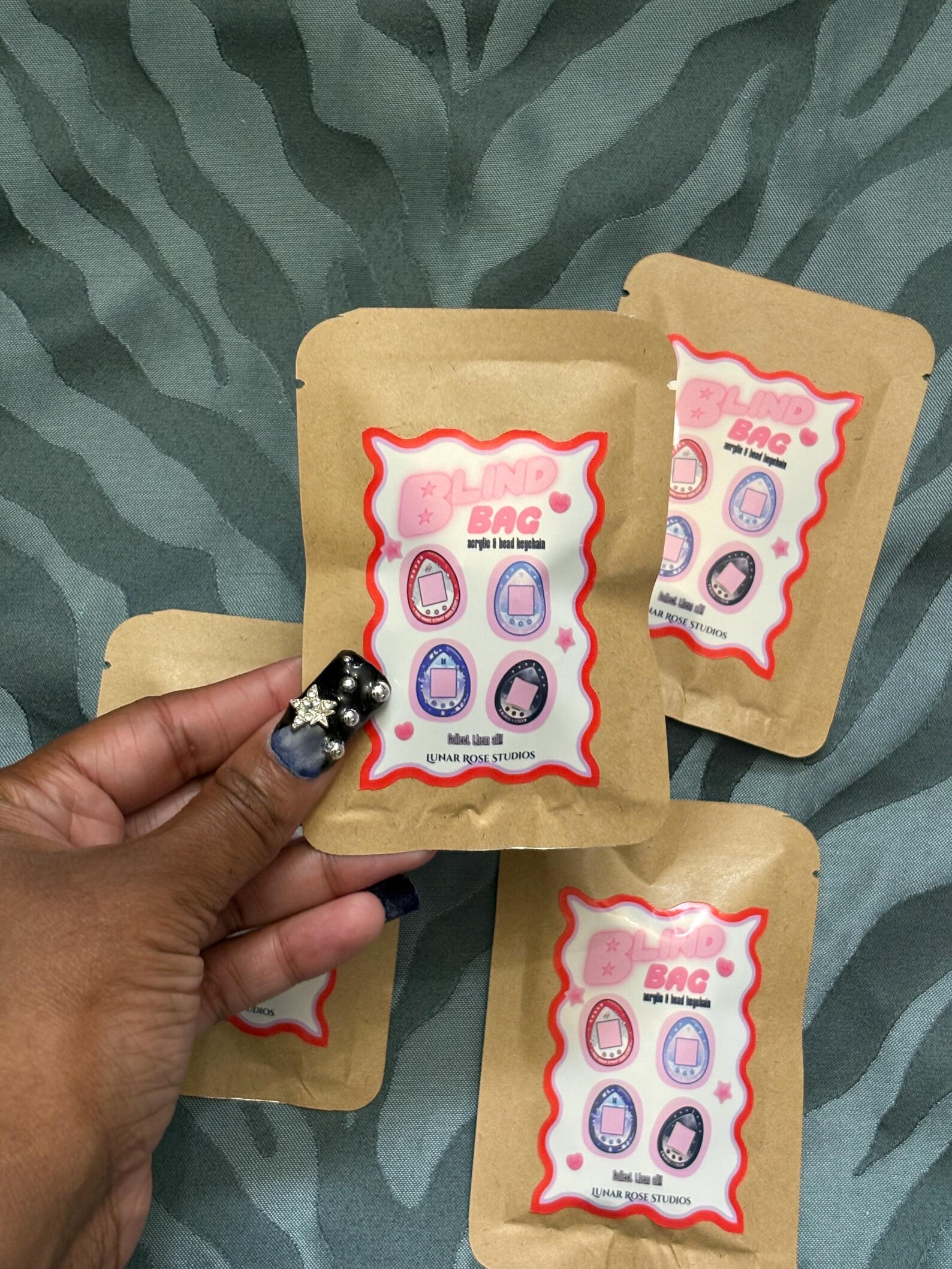 Blind Bag Keychain | Bts | Stray Kids | Seventeen | Ateez | Lunar Rose ...