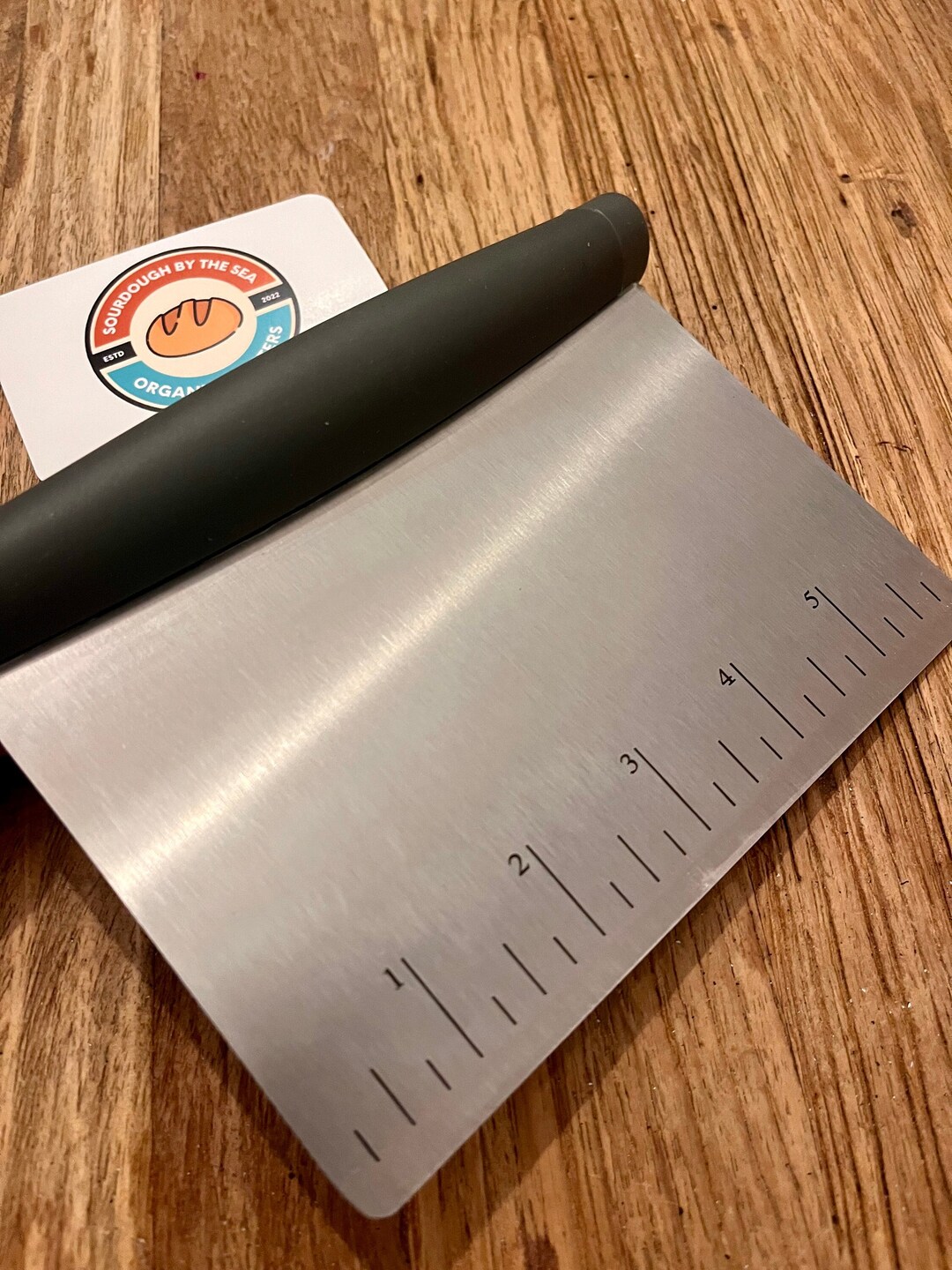 Metal Dough Scraper & Cutter Stainless Steel for Pizza, Bread, Pastry ...