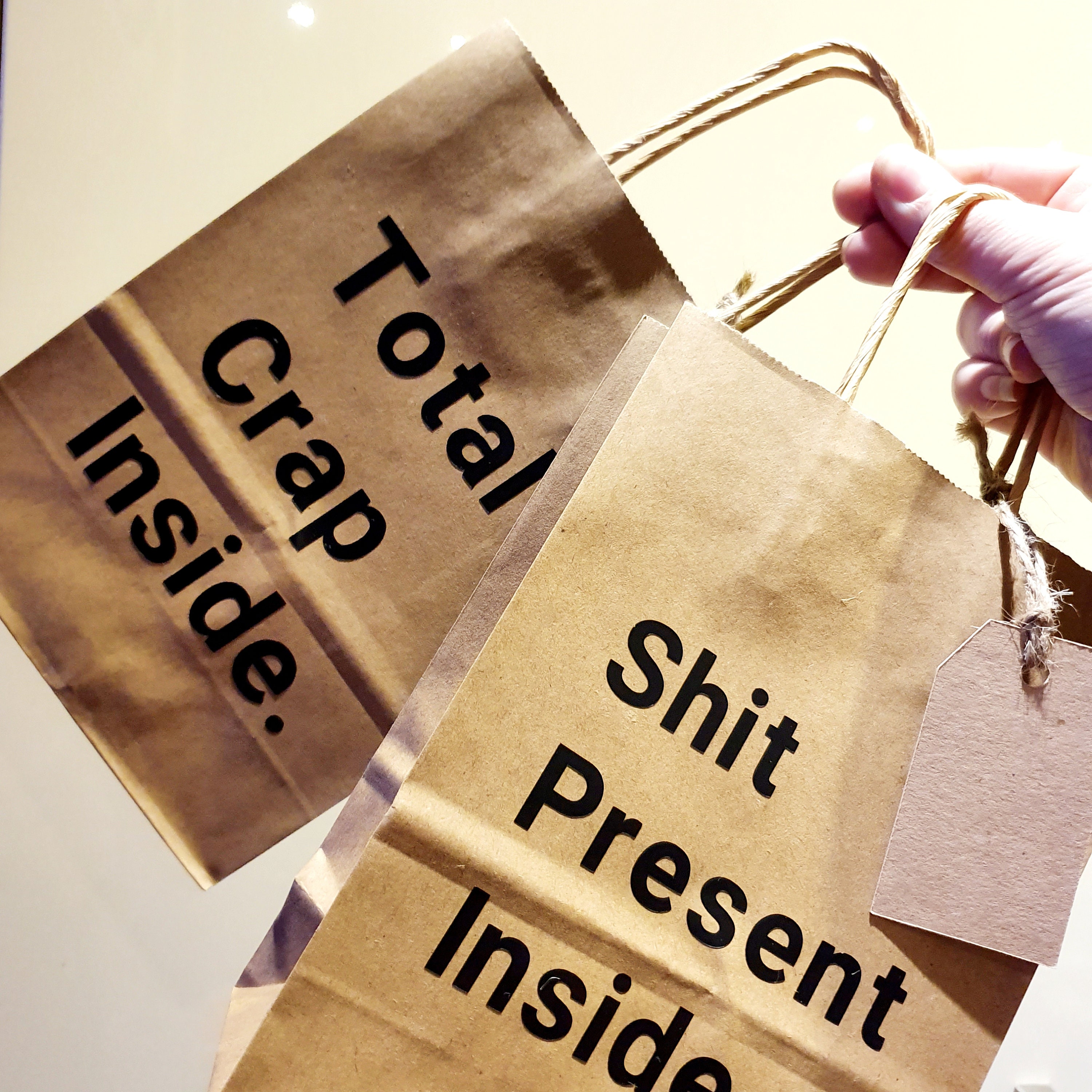 Shit Present Gift Bag Rude Adult Gift Sweary Bag Offensive Gifts - Etsy UK