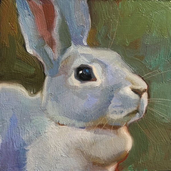 Bunny Painting - Etsy
