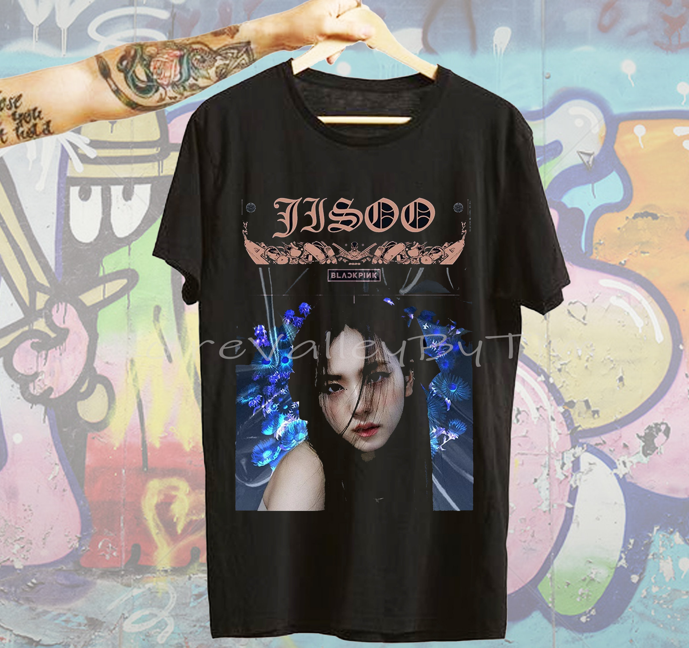 Kim Ji-soo, Jisoo Blackpink K-pop Tee , Blackpink Merch For Blinks ...