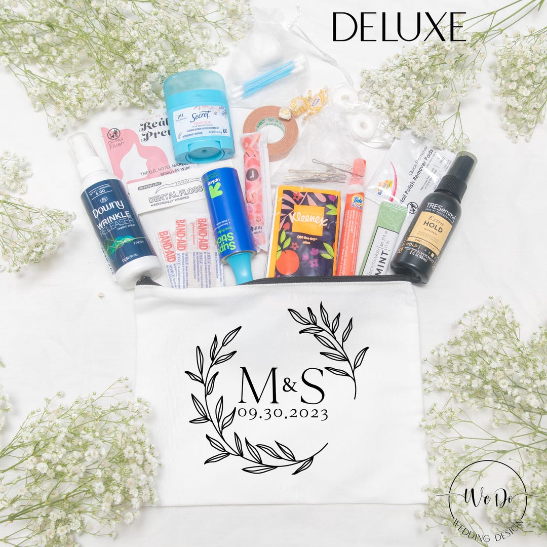 Bridal Day-of Emergency Kit | Custom | SOS Kit | Survival Bag | Makeup ...