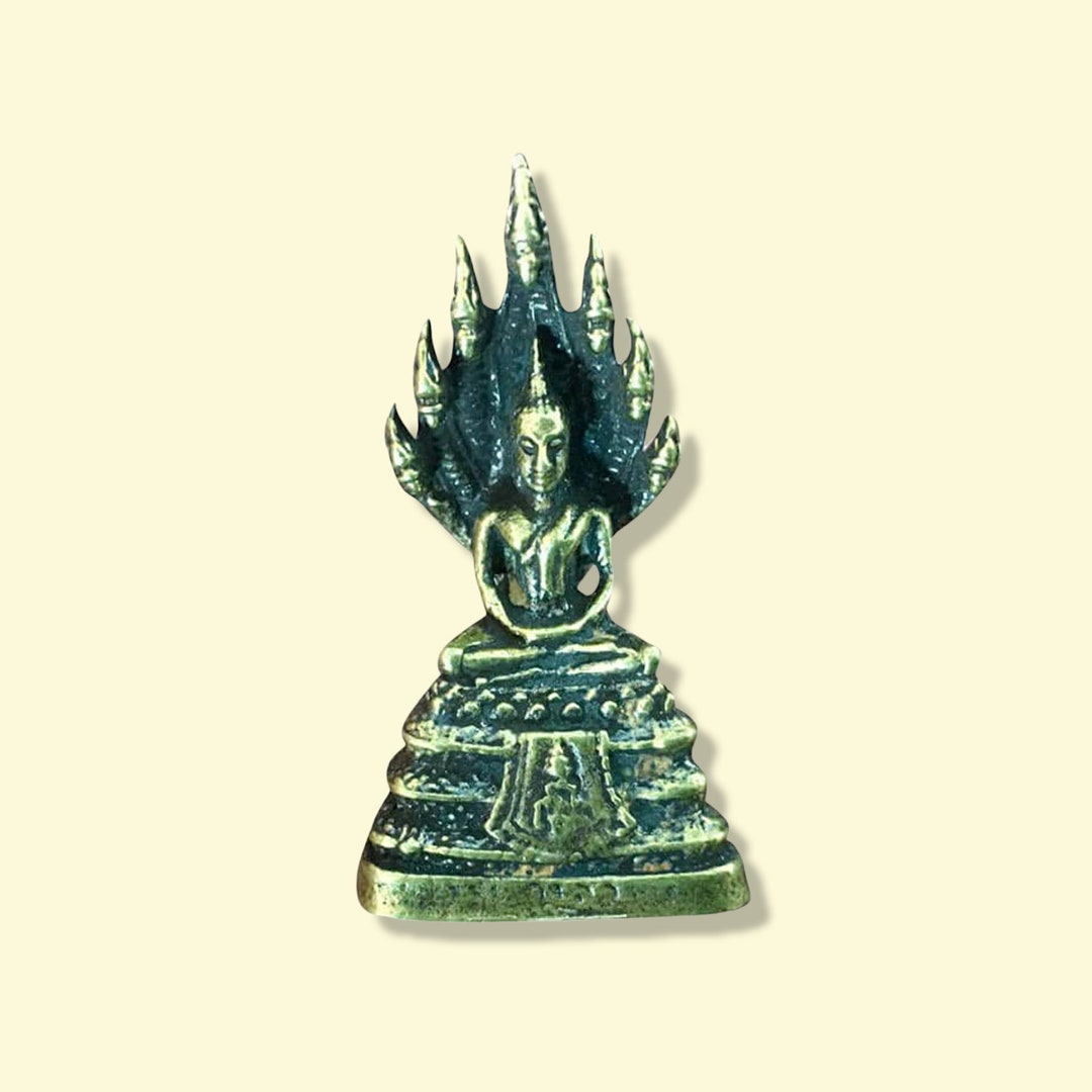 Naga Snake Thai Buddha Amulet Pendant Amulet Talisman 7 Heads Snake ...
