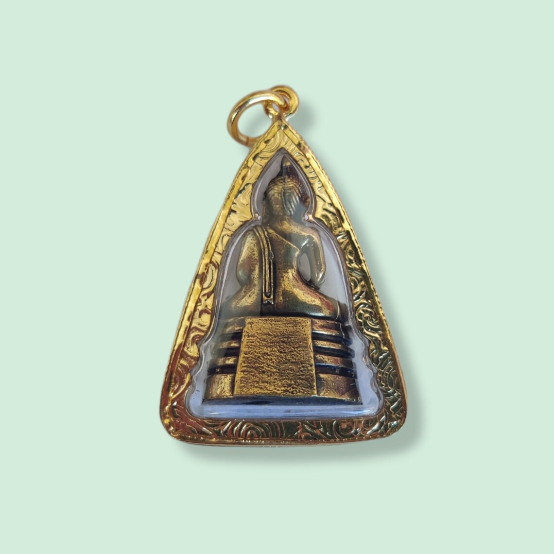 Buddha Talisman Pendant Necklace Thai Amulet Meditation Pendant ...
