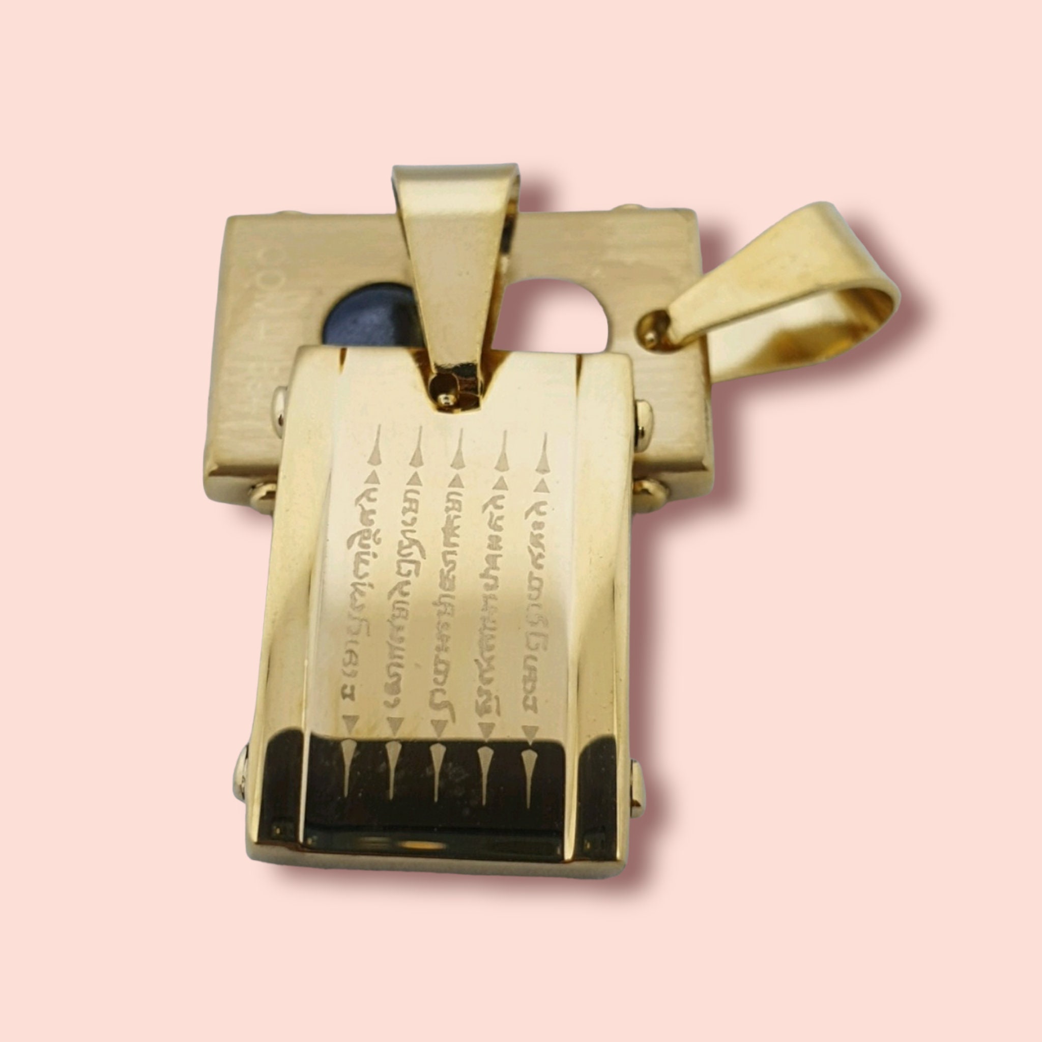 Buddha Talisman Five Rows Thai Amulet Pendant Protection Lucky ...