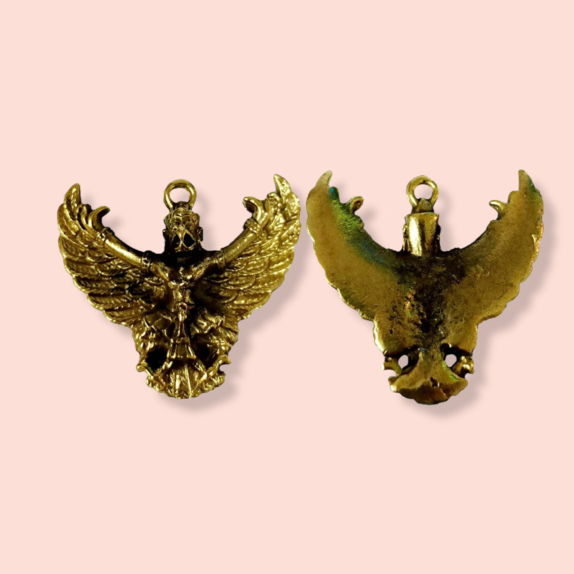 Buddha Talisman Powerful Garuda Bird Pendant Necklace Thai Amulet ...