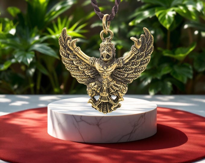 Buddha Talisman Powerful Garuda Bird Pendant Necklace | Thai Amulet ...