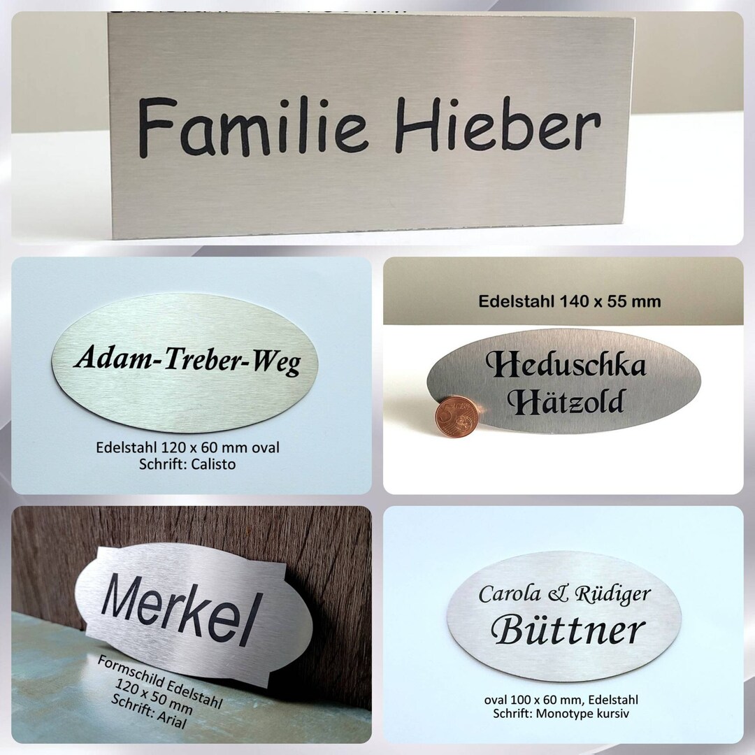 Stainless Steel Door Plate, Bell Plate, Name Plate, Mailbox, House ...