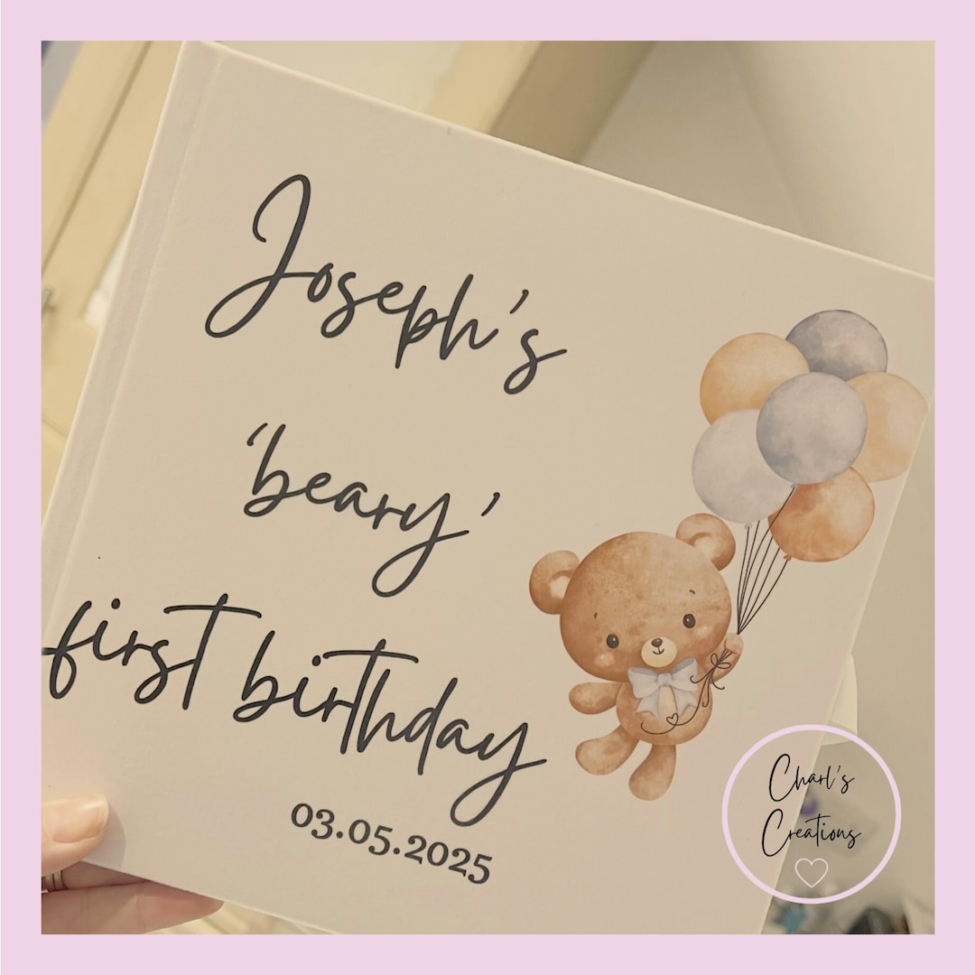 Personalised Scrapbook, Memory Book, Keepsake Book, Personalised ...