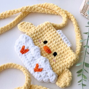 Crochet Chick Bag Pattern, Kids Amigurumi Animals (PDF Tutorial) - Etsy