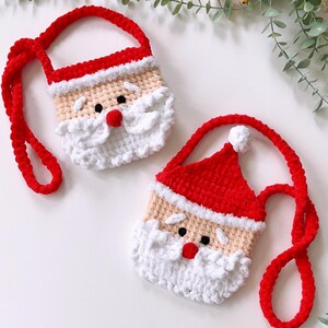 Christmas Crochet Bag PATTERN Bundle: Santa, Deer, Snowman, Elf (PDF ...