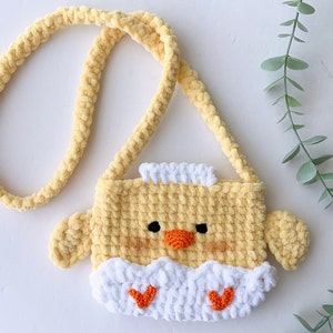 Crochet Chick Bag Pattern, Kids Amigurumi Animals (PDF Tutorial) - Etsy