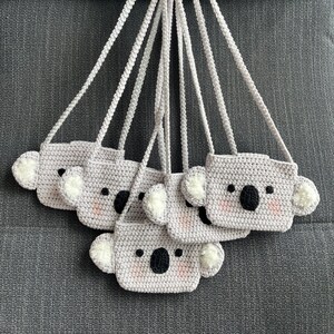 Crochet Koala Bag Pattern: Kids Crossbody Purse PDF Pattern - Etsy