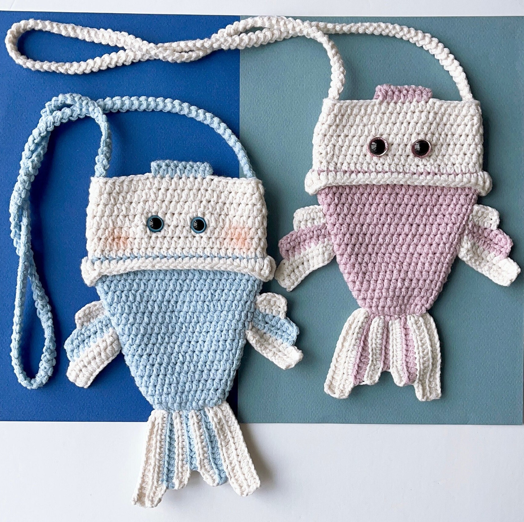 Crochet Bag Pattern / Fish Bag Pattern / Crochet Pattern for - Etsy