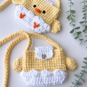 Crochet Chick Bag Pattern, Kids Amigurumi Animals (PDF Tutorial) - Etsy