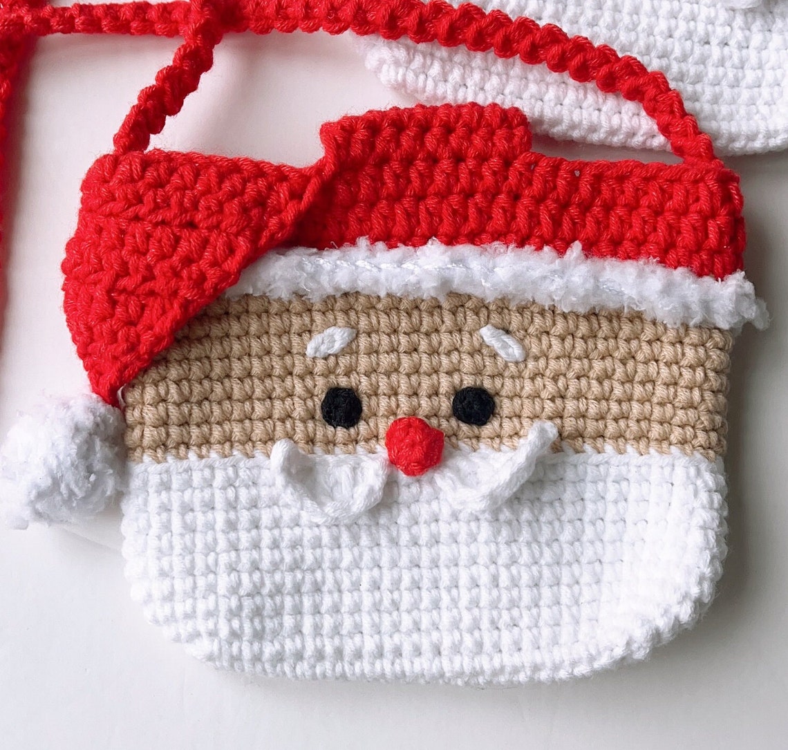 Crochet Santa Claus Bag Pattern, Christmas Amigurumi (PDF Tutorial) - Etsy