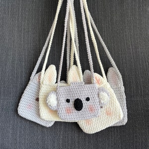 Crochet Koala Bag Pattern: Kids Crossbody Purse PDF Pattern - Etsy