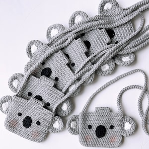 Crochet Koala Bag Pattern: Kids Crossbody Purse PDF Pattern - Etsy