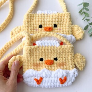 Crochet Chick Bag Pattern, Kids Amigurumi Animals (PDF Tutorial) - Etsy