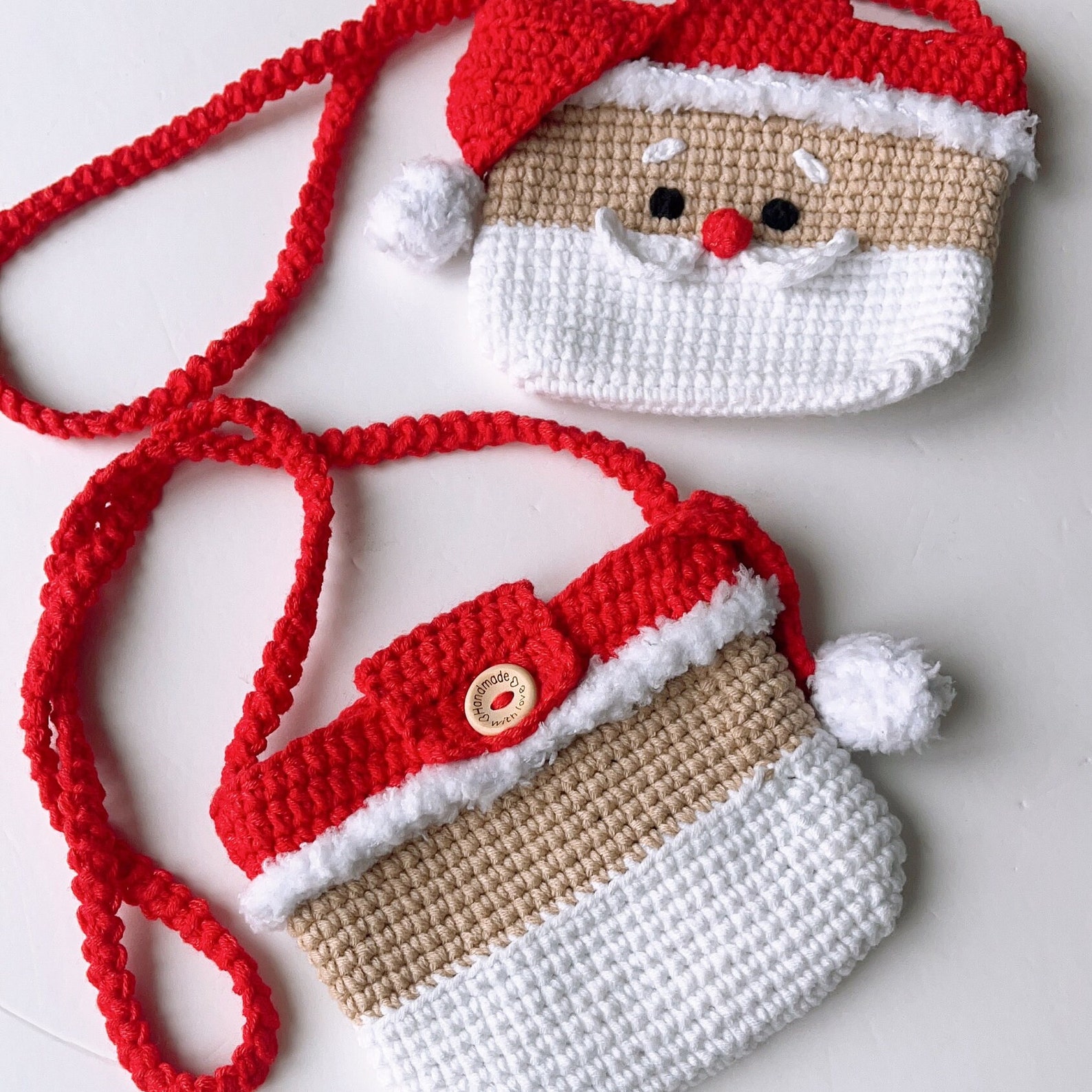 Crochet Santa Claus Bag Pattern, Christmas Amigurumi (PDF Tutorial) - Etsy