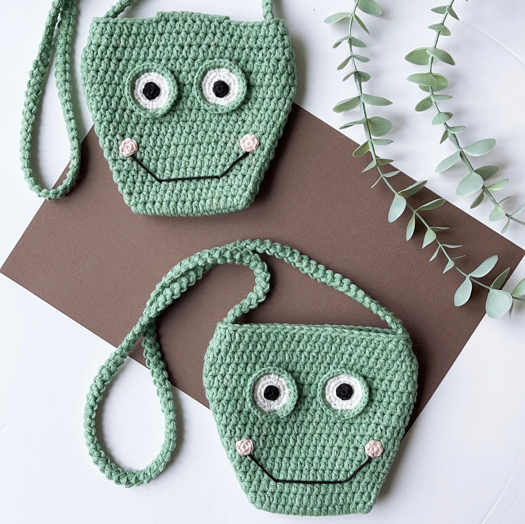 Crochet Bag Pattern / Frog Bag Pattern / Crochet Pattern for - Etsy