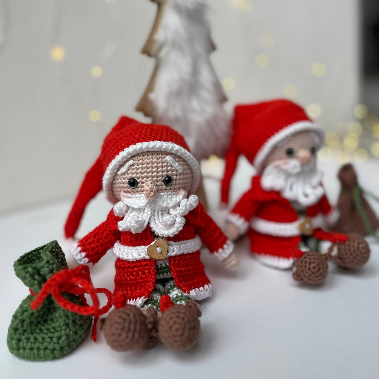 Crochet Santa Claus Doll Pattern: Amigurumi Christmas Toy (PDF) - Etsy