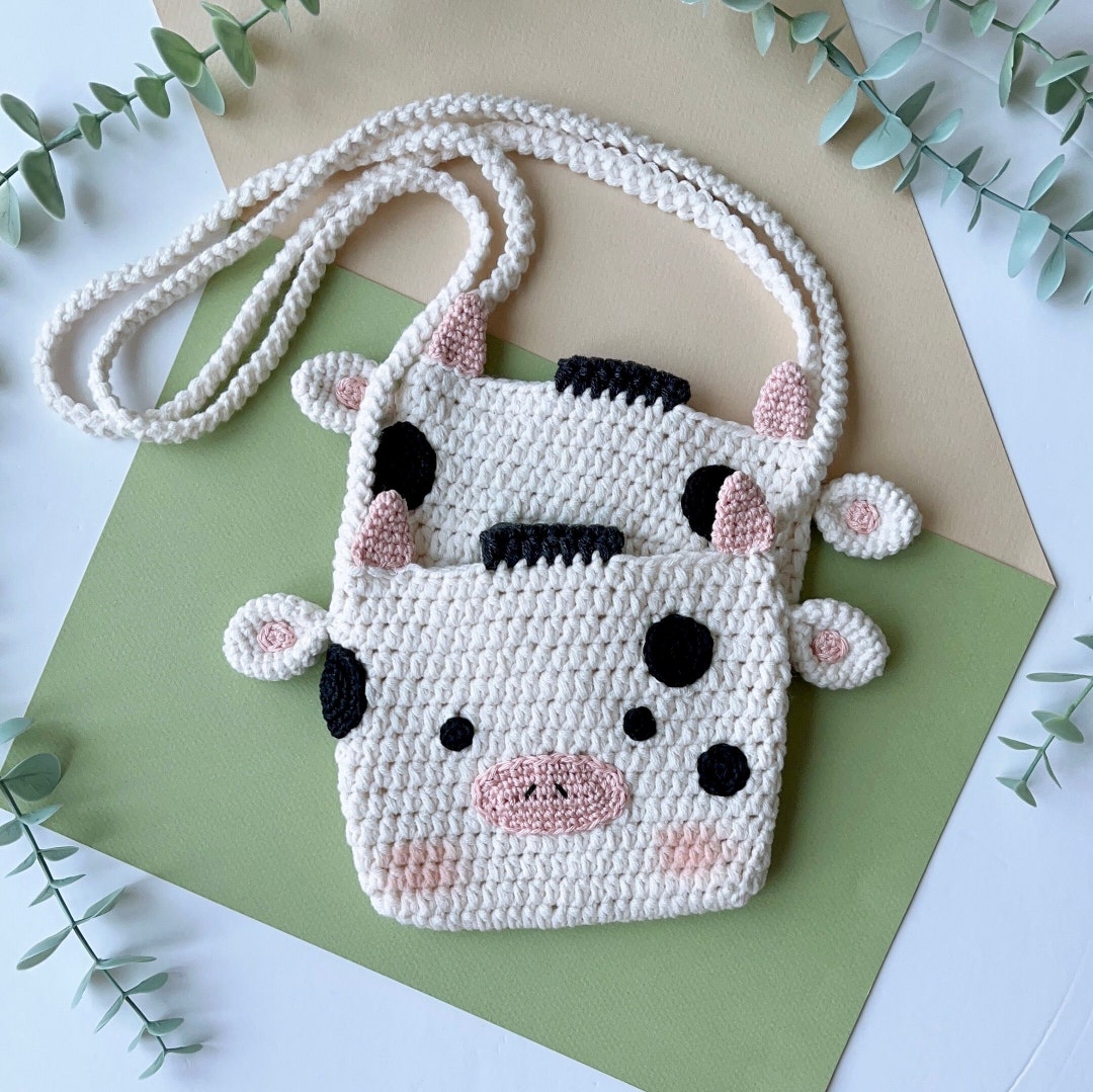 Crochet Bag Pattern / Crossbody Cow Bag Crochet Pattern / - Etsy