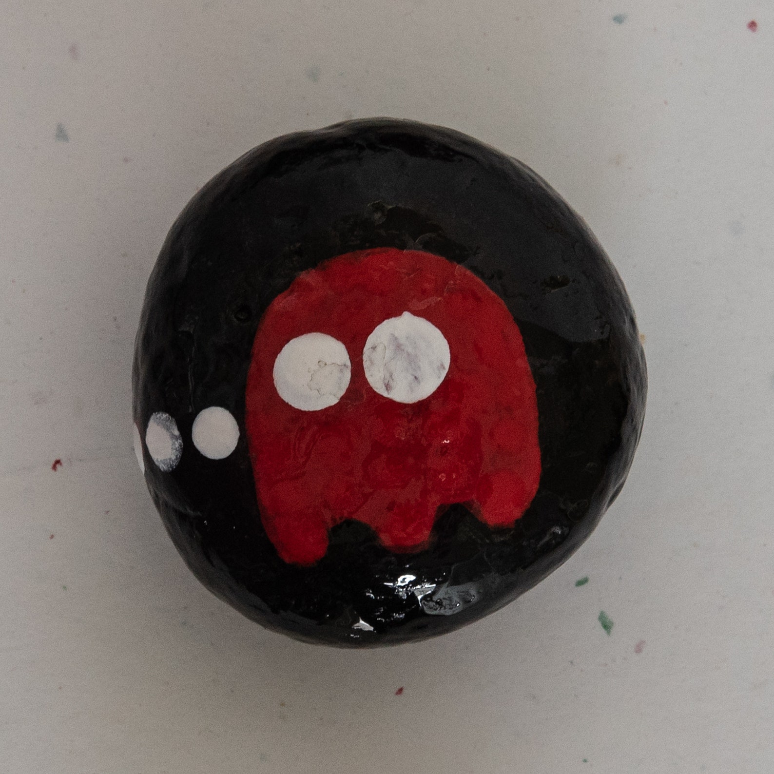 PLAYFUL Set of 4 Hand-painted River Rocks Including a Double-sided ...