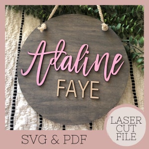 Round Macrame SVG Bundle, Sign Blanks, Macrame Laser Cut File ...