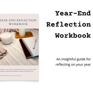 Year-end Reflection Workbook, Annual Review, Digital Template, Annual ...