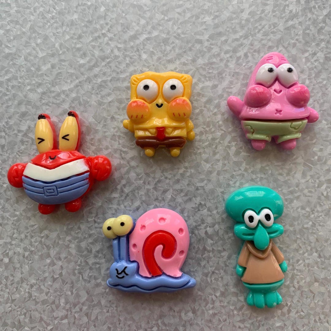 Cartoon Ocean Friends Fridge Magnets | 5 Pieces | Colorful Refrigerator ...