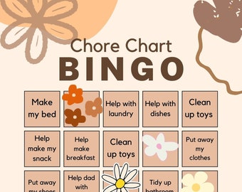 Editable Activity BINGO Cards | Daily Task Management | Chore Chart ...