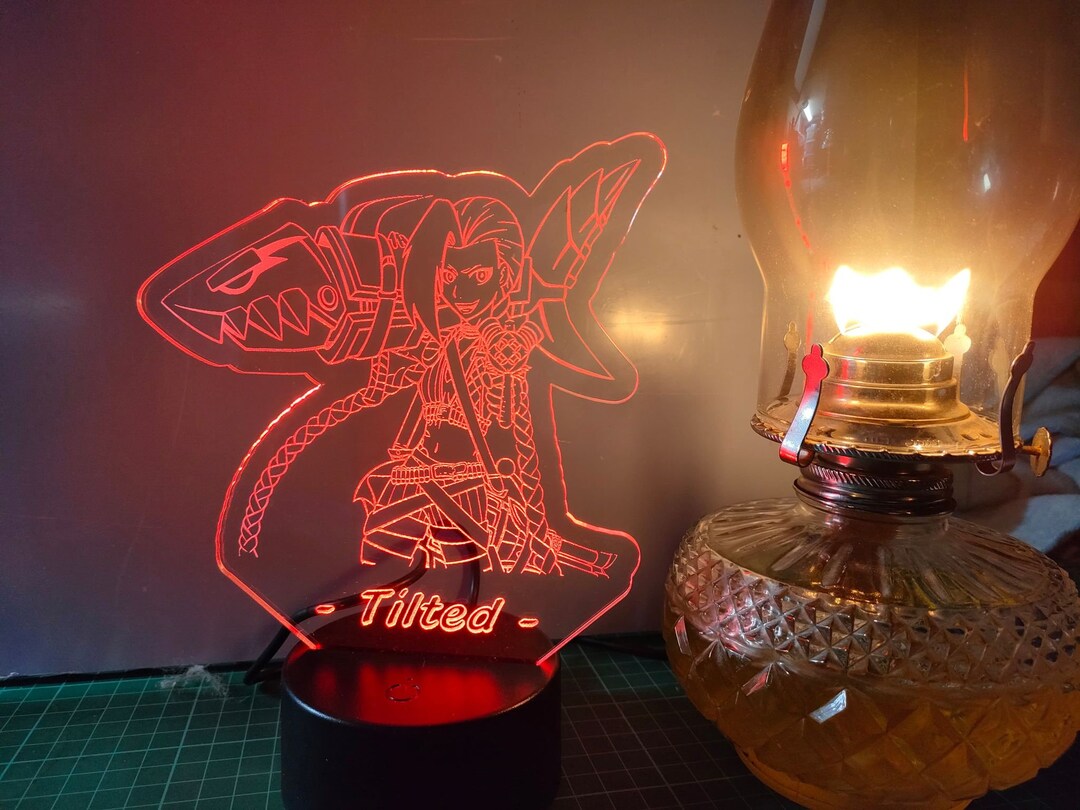 3d Acrylic Lamp Jinx League of Legends - Etsy UK