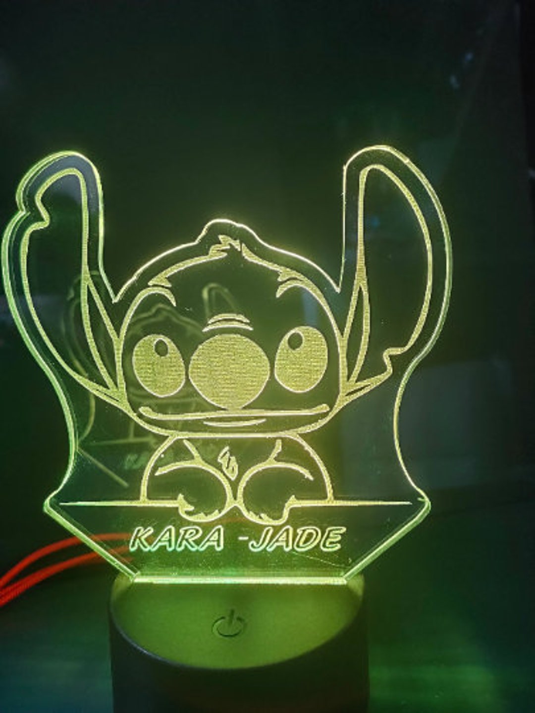 Lilo and Stich 3D Lamp - Etsy