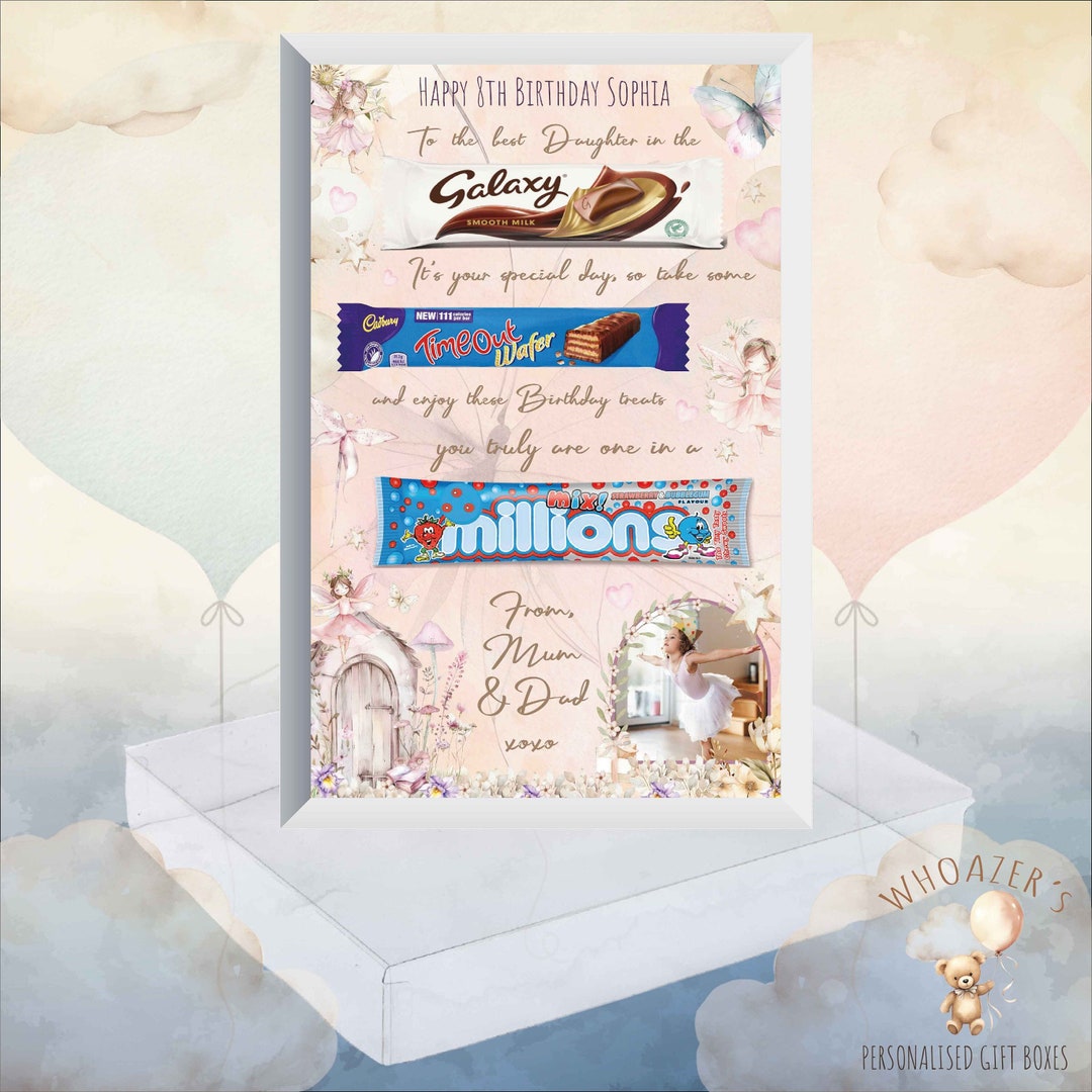 Personalised Magical Fairies Message Board I Secret Garden I Chocolate ...