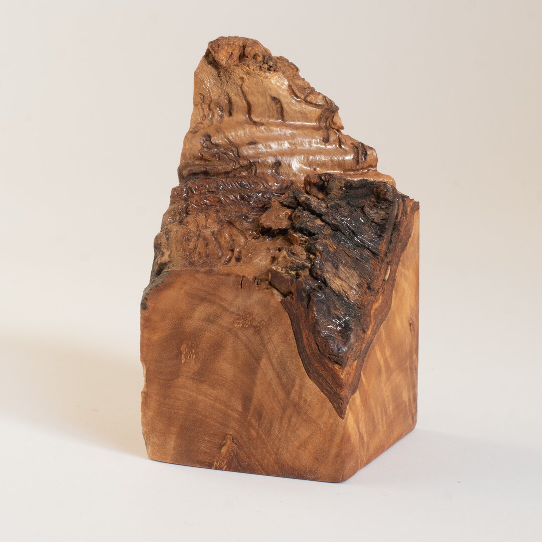 Miniature Plinth Base Olivewood Textured 50x50x95mm for Dungeon ...