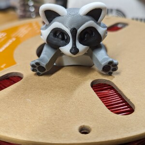 Extra Chunky 3D Printed Articulating Raccoon!!!! - Etsy
